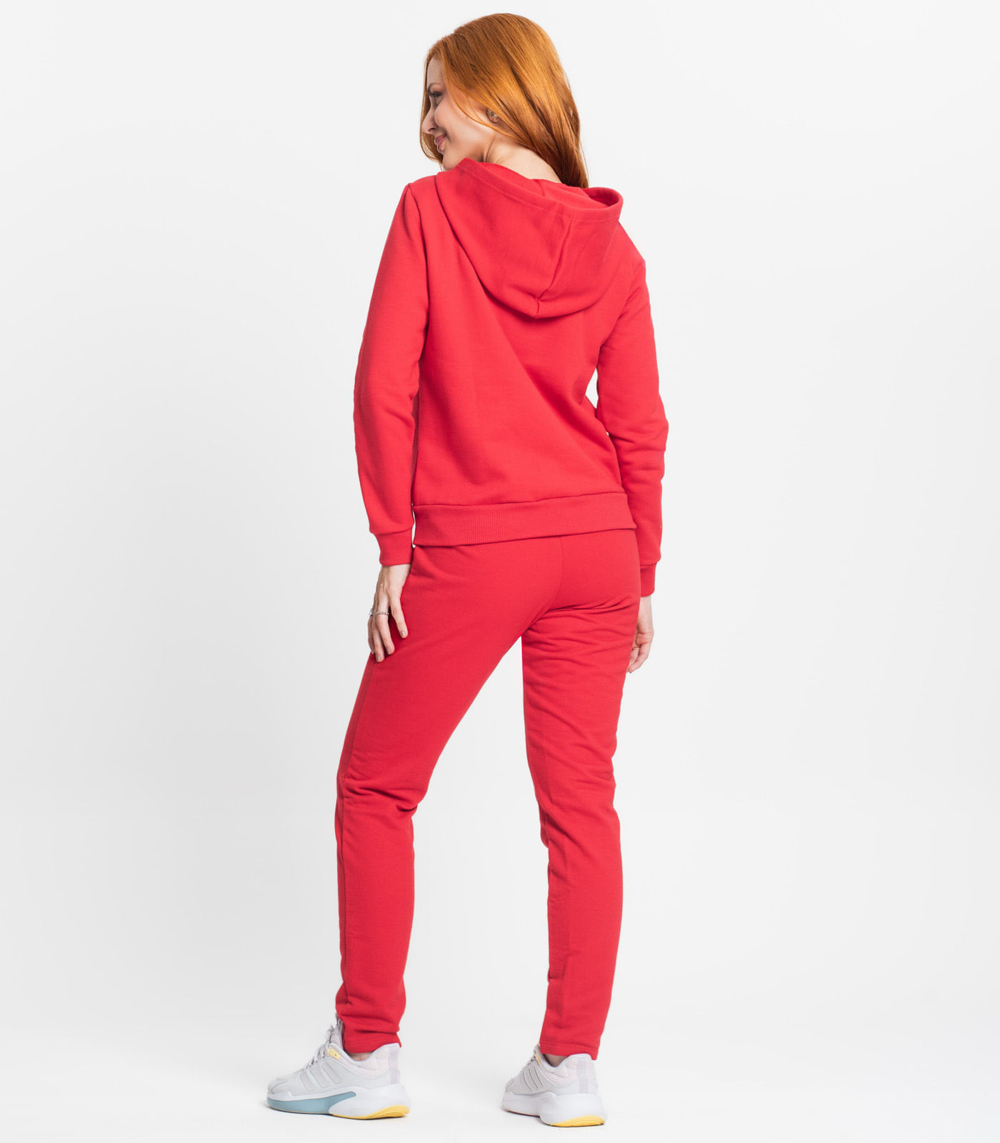 Calça Feminina Em Moletom Rovitex Vermelho | Oscar